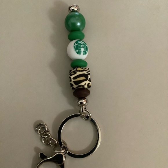Starbucks | Accessories | Starbucks Green And Brown Key Card Holder ...